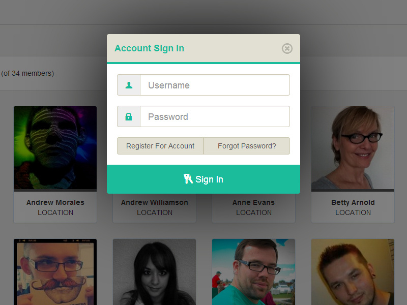 E-Learning WordPress Theme - Sign In Modal [Updated] by Edward McIntyre ...