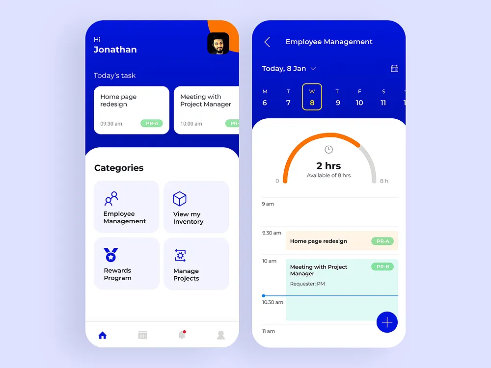 Employee App designs, themes, templates and downloadable graphic ...