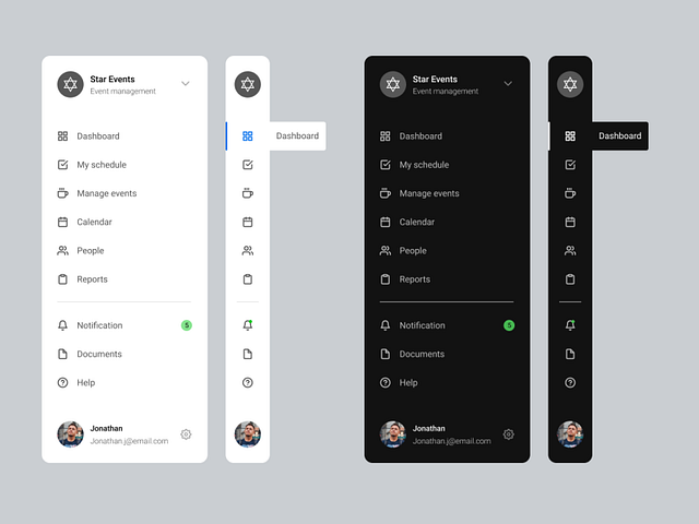 Dashboard Sidebar designs, themes, templates and downloadable graphic ...