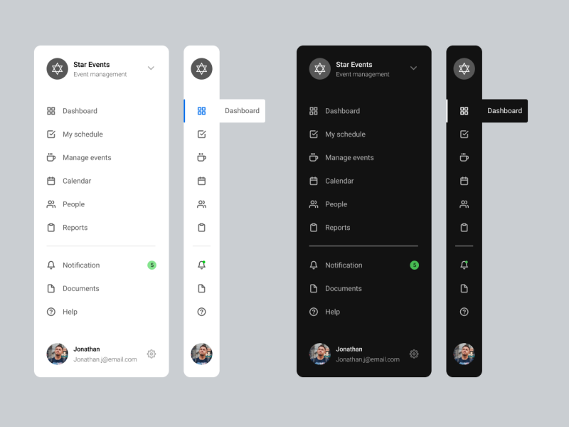Admin Sidebar designs, themes, templates and downloadable graphic ...