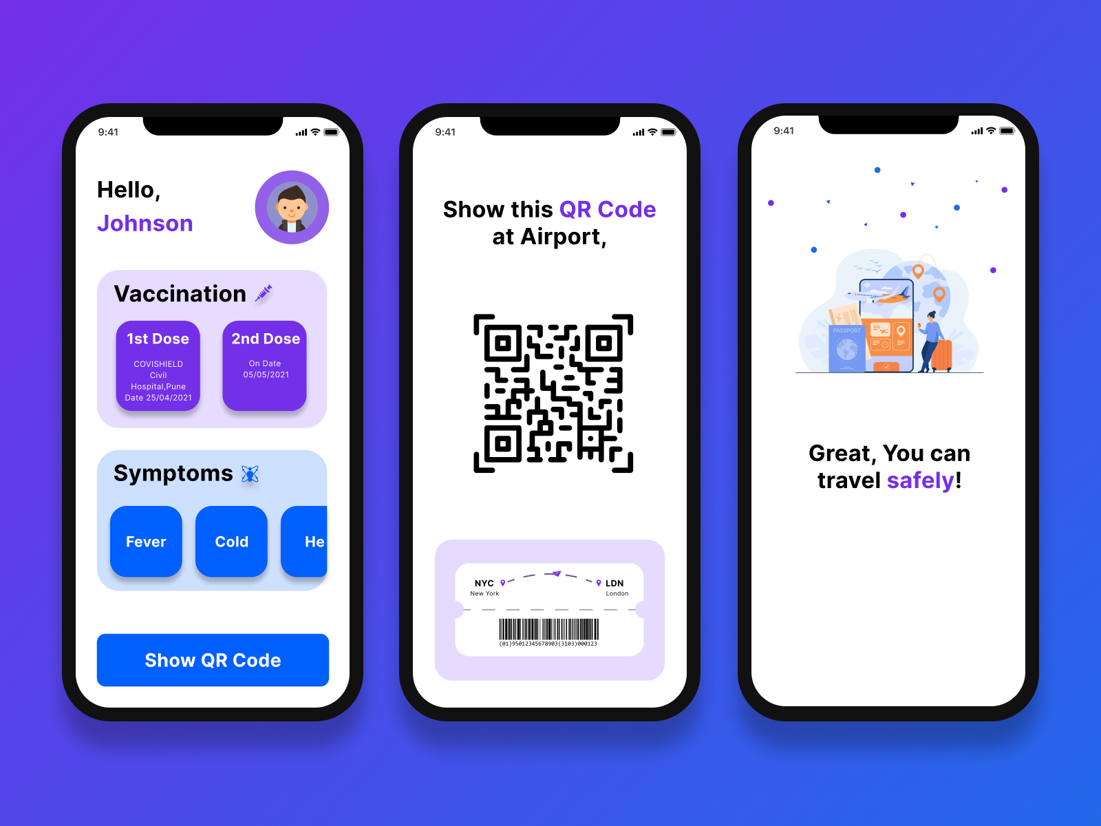 Health Passport App by Ashish Shinde on Dribbble