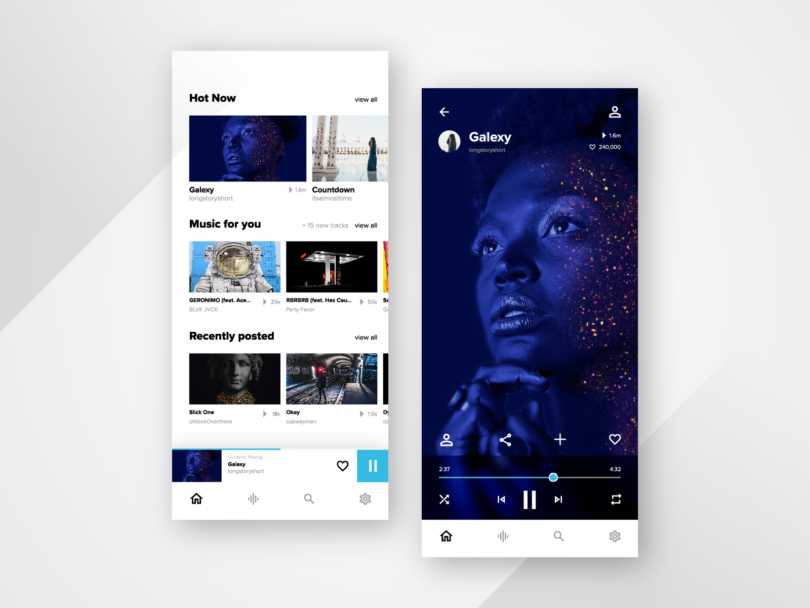 Dribbble - music_app-01.jpg by Zach Thomson
