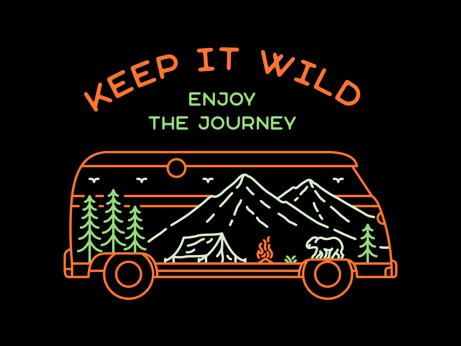 Keep It Wild 3 by VEKTORKITA on Dribbble