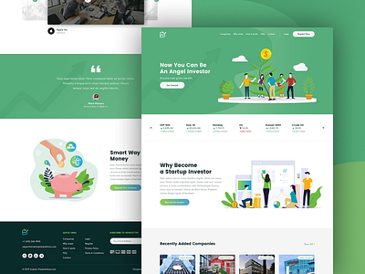 Investor Website Exploration by Jarry Abbas on Dribbble