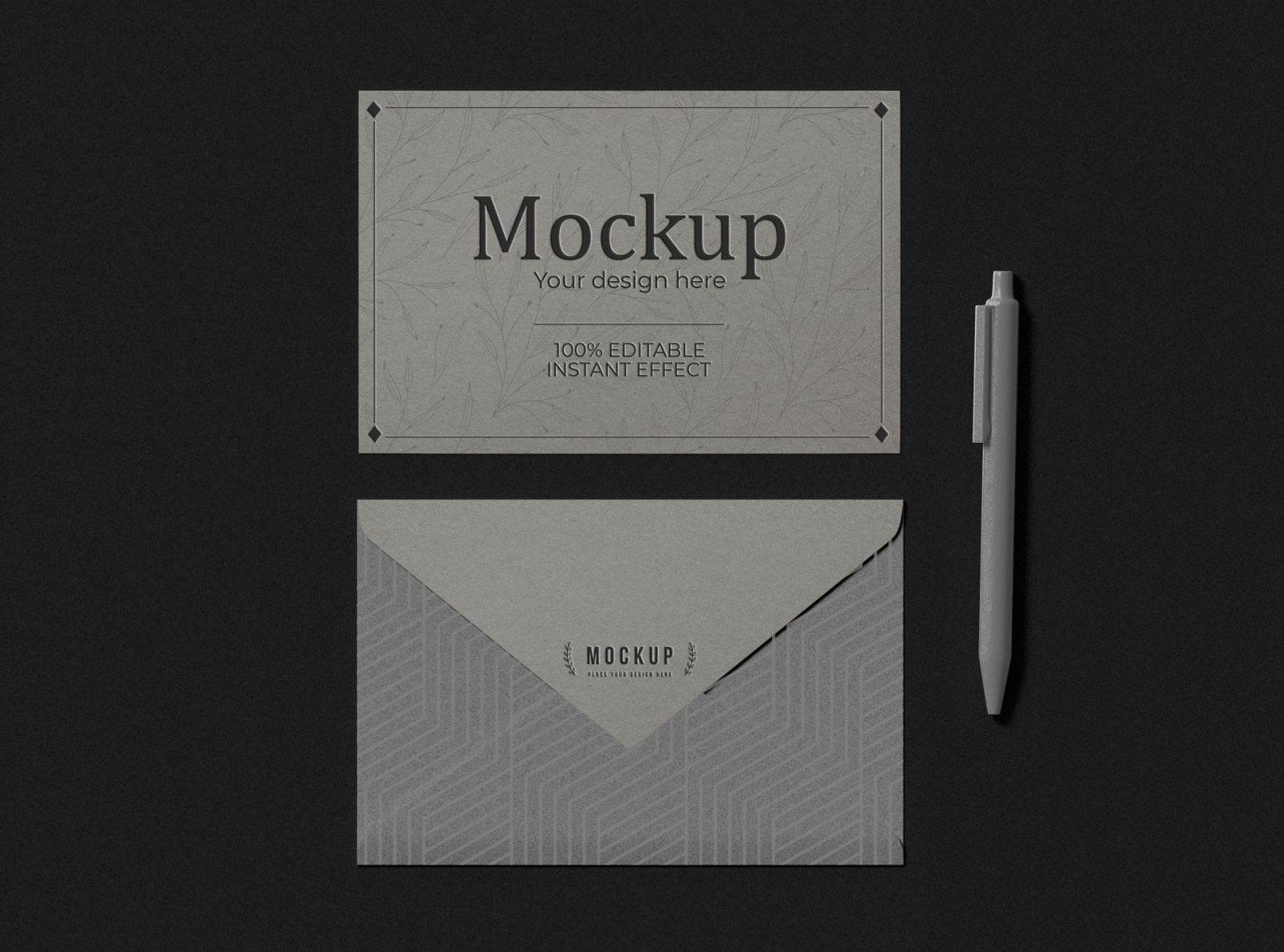 Free Envelope Mockup PSD by MockupTree on Dribbble