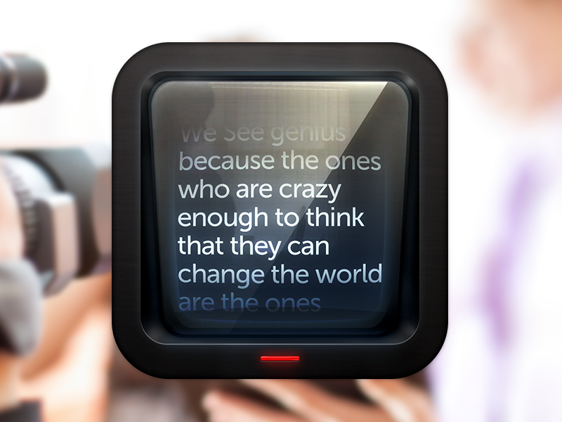 Teleprompter Pro Icon by Joe Allen on Dribbble