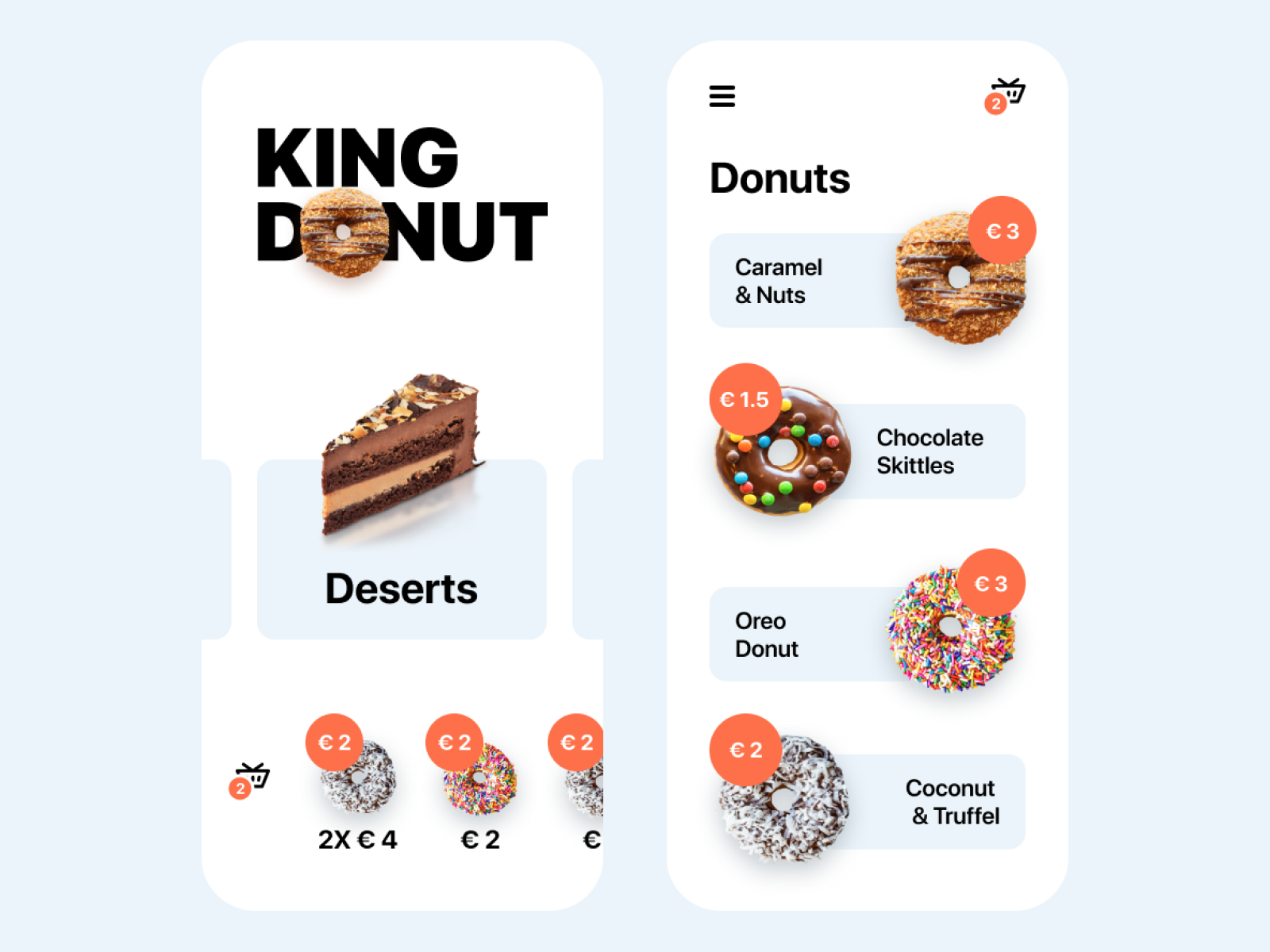 Donut App by Vitalii Kudelevskii on Dribbble