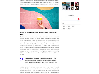 Article - Blog Jord by Daria Krav on Dribbble