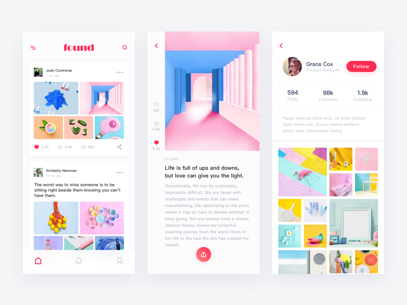 Mobile Terminal Interface Design by summer_xyl for Nice100Team on Dribbble
