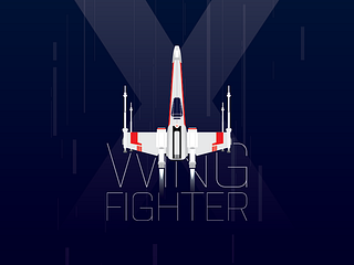 X-Wing Poster, iPhone & MacBook Retina Wallpaper by Paul Axente on Dribbble