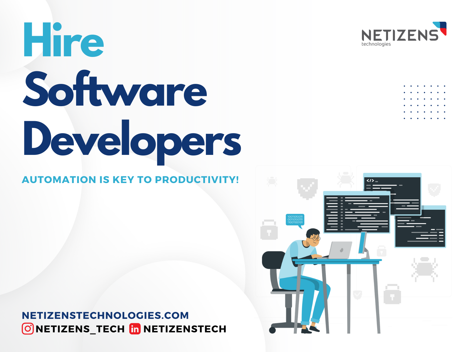 Hire Software Developers by Netizens Technologies on Dribbble Hire Software Developers by Netizens Technologies on Dribbble