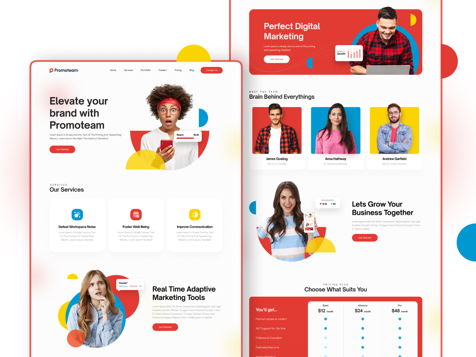 Inspiring Website Designs For Your Digital Marketing Agencies by ...