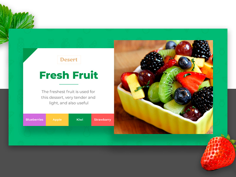 Fresh Fruit by Artyom Bukharov on Dribbble