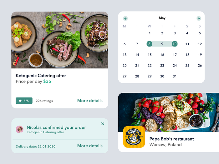 Food Modals Designs Themes Templates And Downloadable Graphic Elements On Dribbble