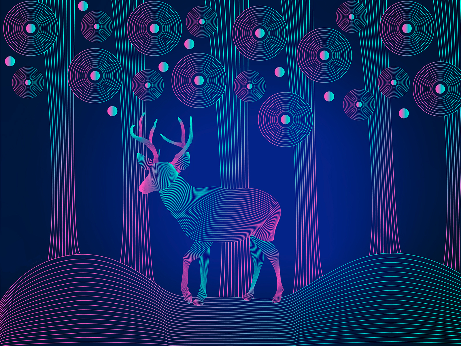 Deer Line Art by Shivani Patil on Dribbble
