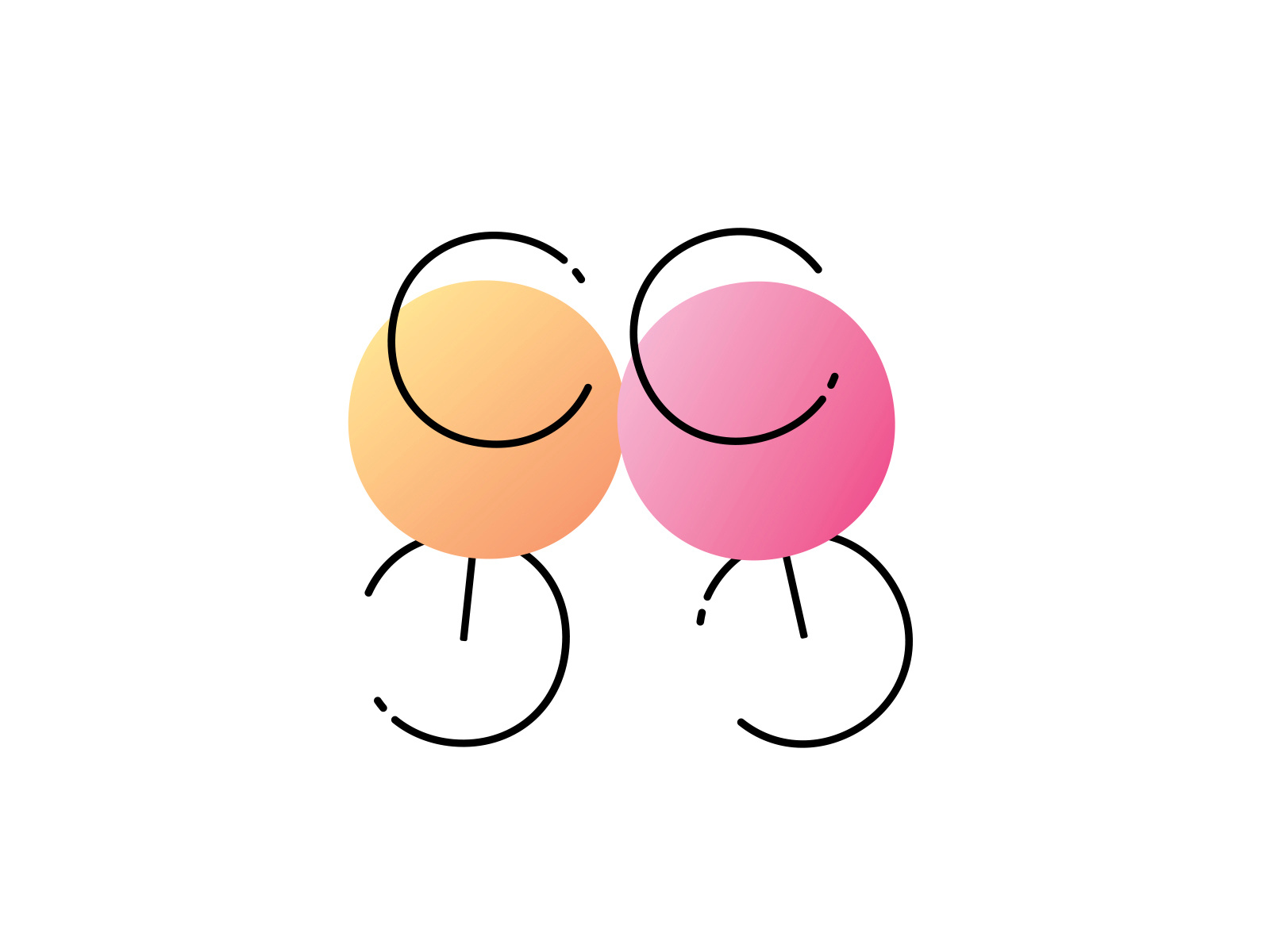 Clink Wine Glasses 📌 Logo for Sale by graph_uvarov on Dribbble