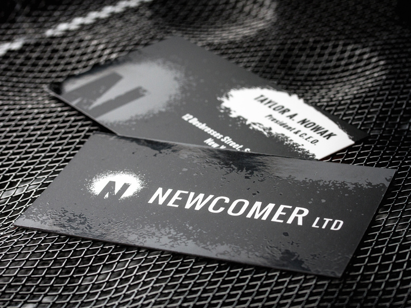 Newcomer LTD - card by Matt Owens on Dribbble