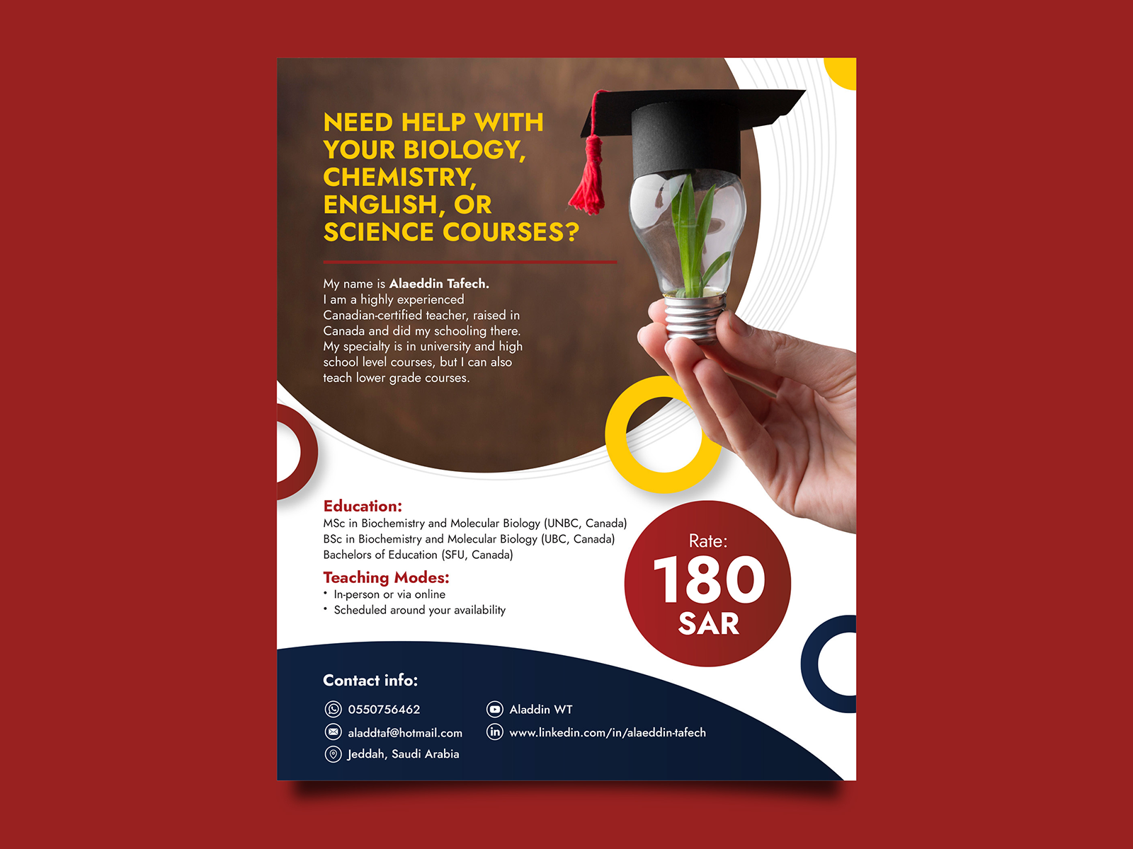 Tuition Flyer Design by FullStop on Dribbble