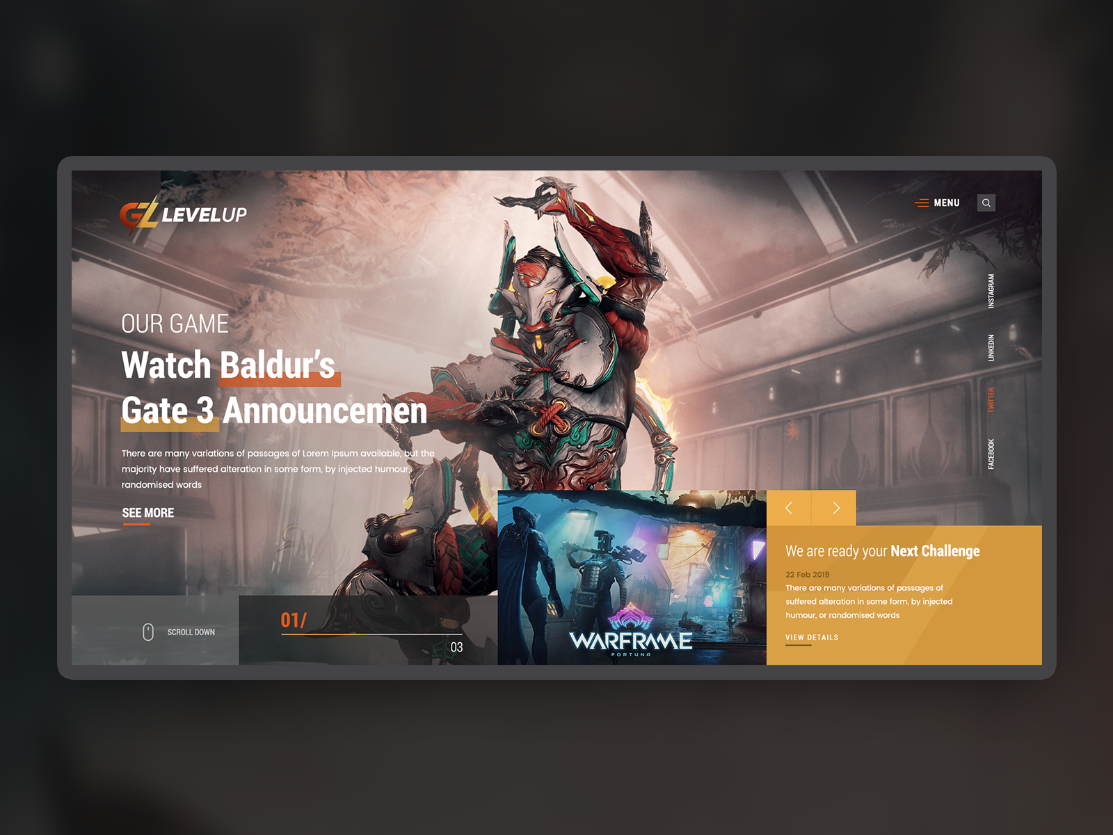 Level Up Website design by FullStop on Dribbble