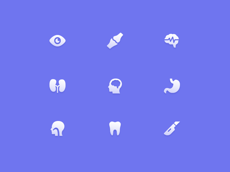 Health Icons by Andreas Storm for ottonova on Dribbble