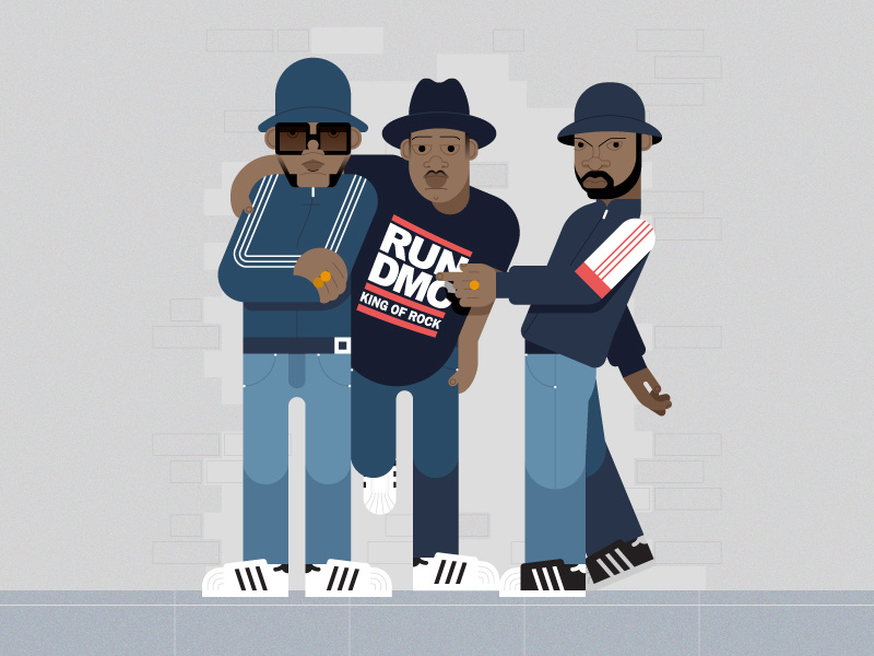 Run-DMC by Rick Hyde on Dribbble