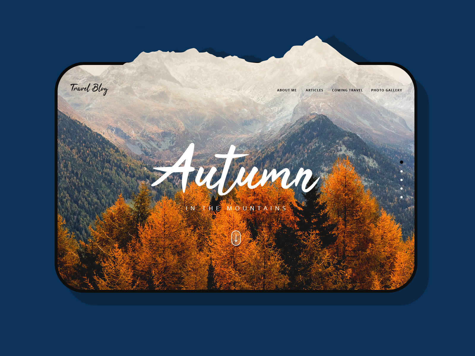 Travel Blog Design Concept by Maryna Nychyporchuk on Dribbble