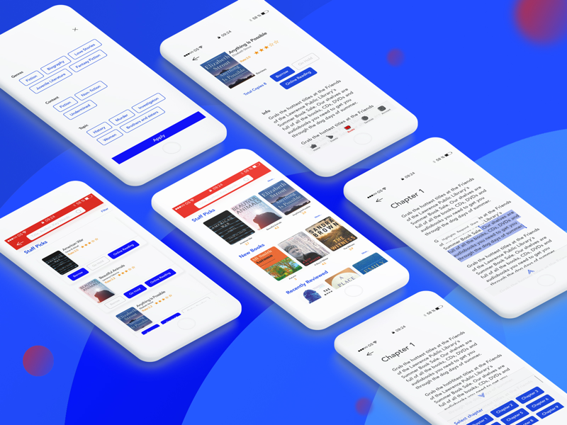 Books App by Xian on Dribbble