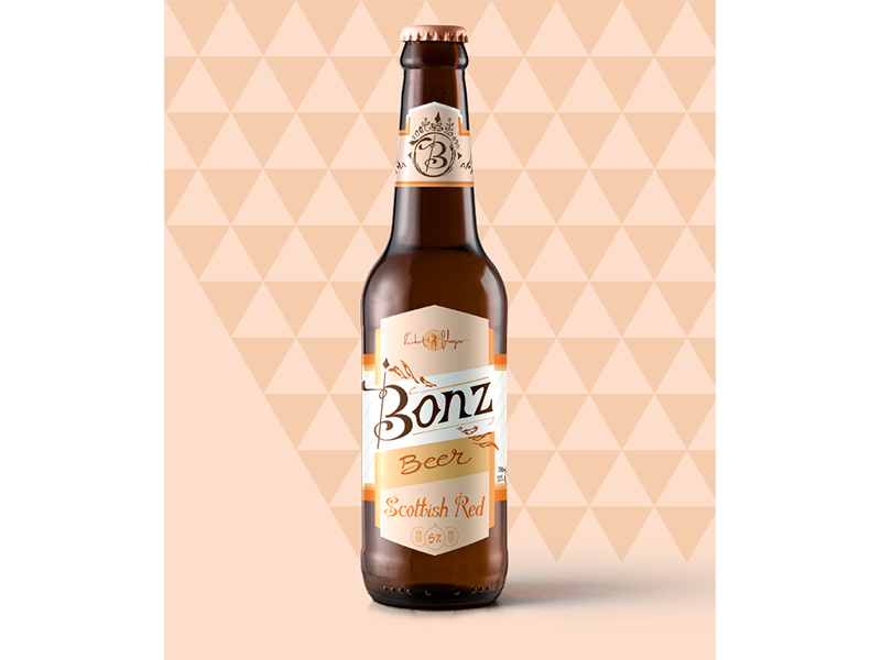 Bonz Beer by Kelly Chilton on Dribbble