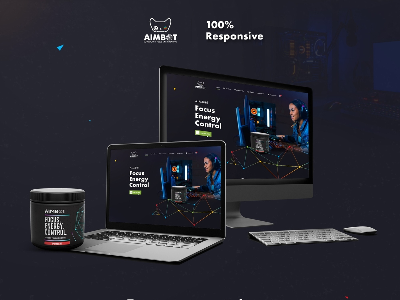 Gamer Focus Energy Boost Supplement by Tushar Kamani on Dribbble