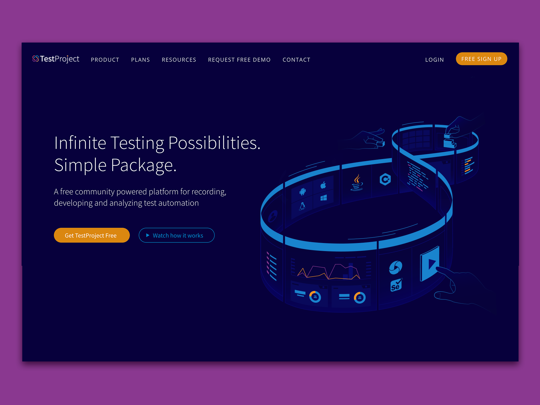TestProject Homepage Illustration By Viktoria Martyniuk On Dribbble