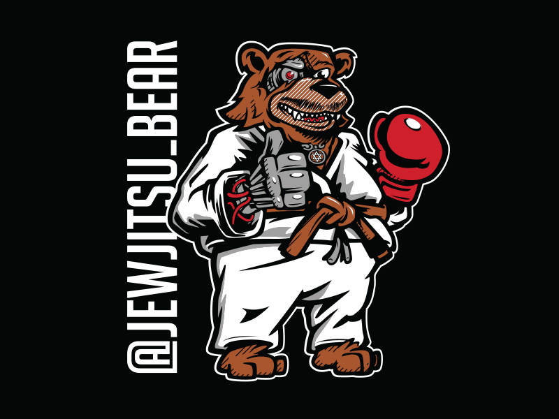 Jew Jitsu Bear by Colin Gauntlett on Dribbble