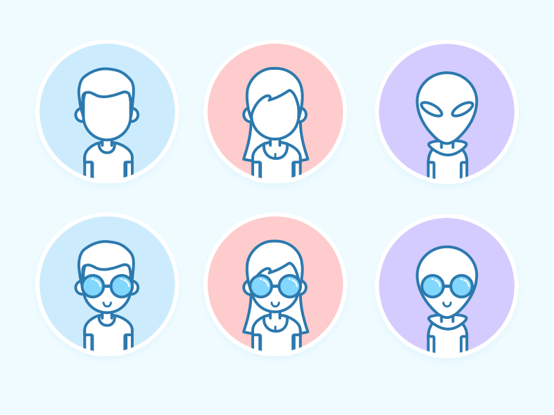Default Avatar by ClowBen on Dribbble