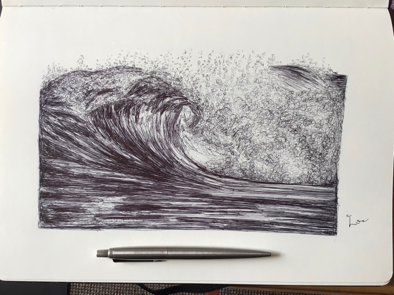 Ballpen Tide by Ballpointpen Illustrator on Dribbble