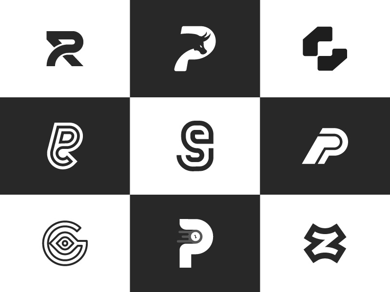 2017 Some Letter marks by Elvin Mahdi on Dribbble
