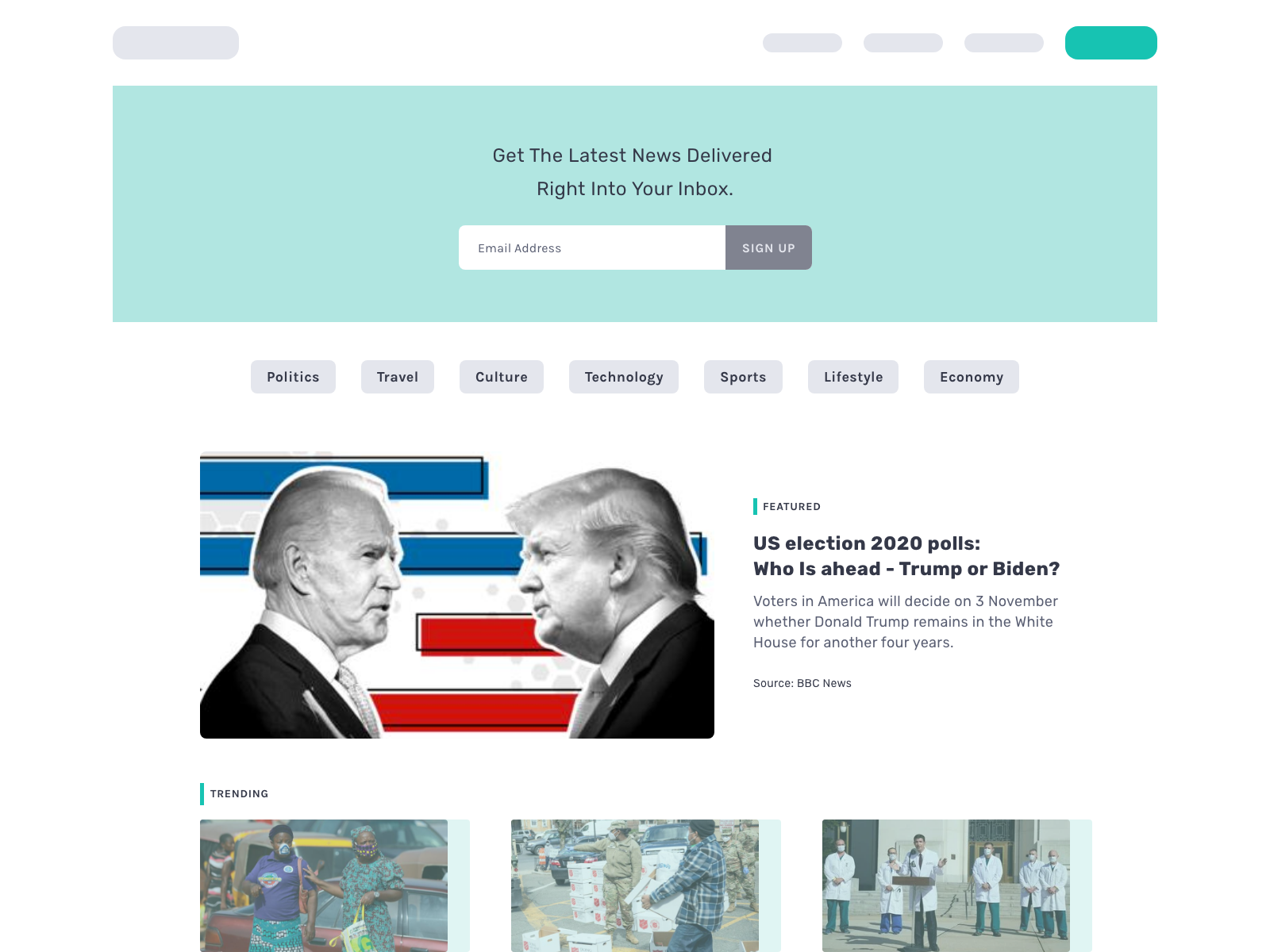 News UI by Jatin Gupta on Dribbble