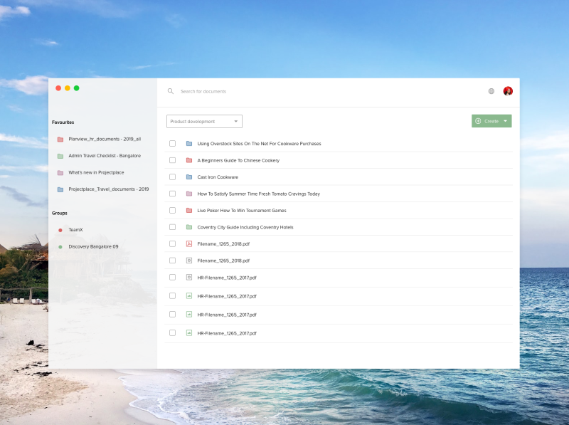 Desktop app by Joe on Dribbble