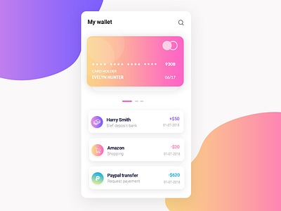 wallet ui by Design-Grapah MA on Dribbble