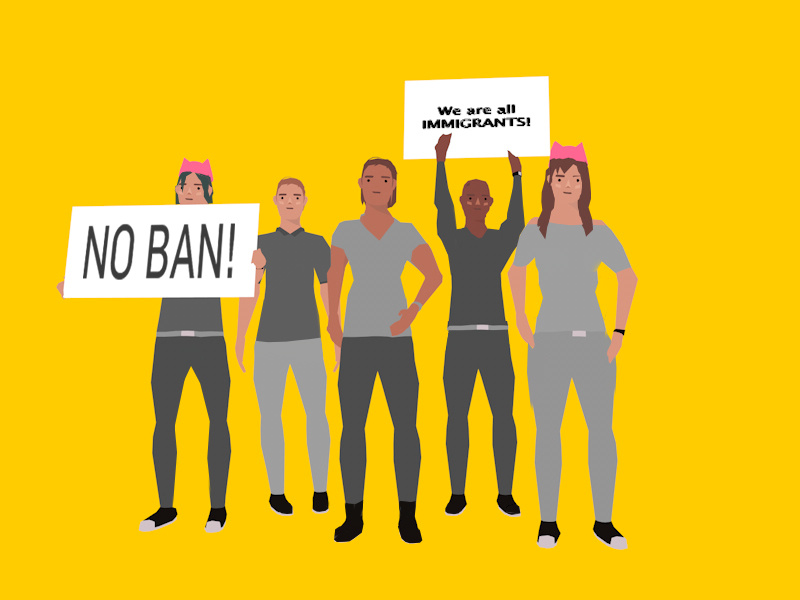 No Ban by Manuel Martin on Dribbble