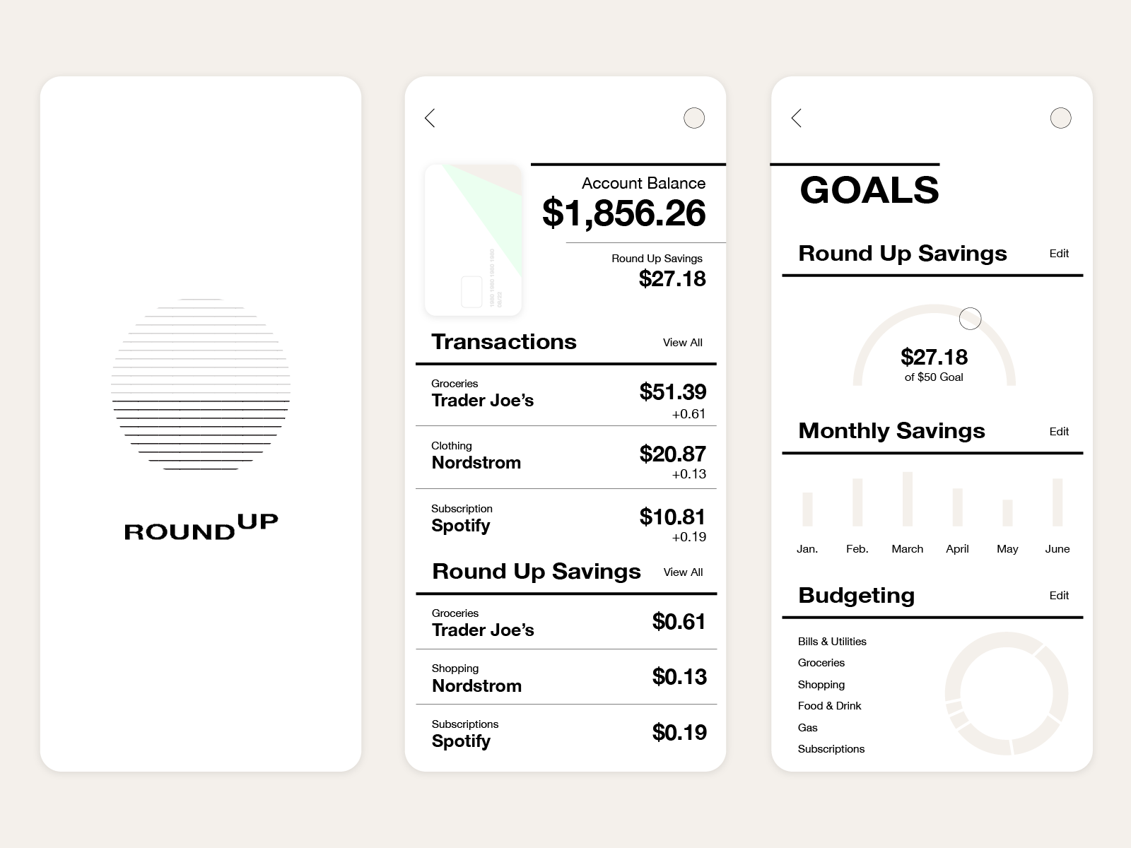 Debit Card App Concept by Kelly Shunneson on Dribbble