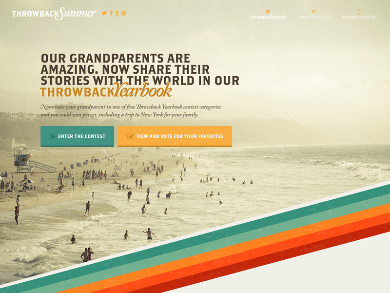 Throwback Summer by Javan Van Gronigen on Dribbble