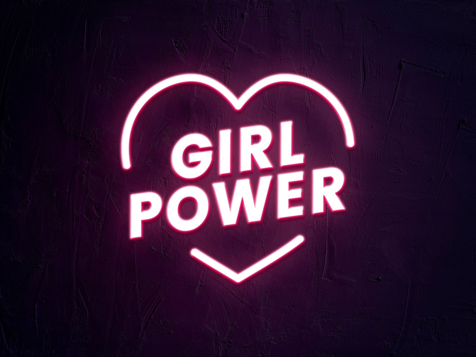 Neon PSD Logo Effect | Girl Power Badge by rawpixel.com for rawpixel on ...