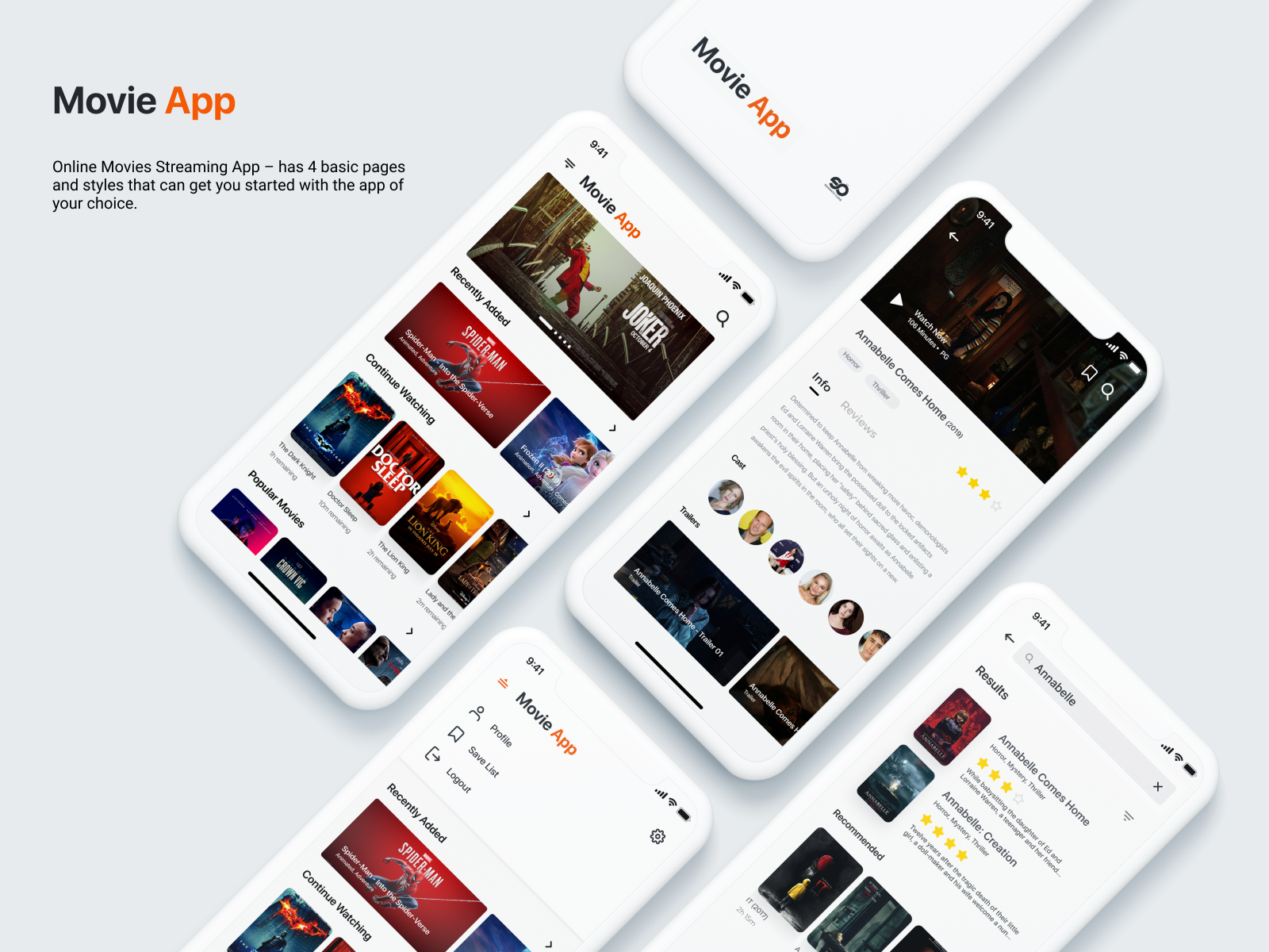 Movie Streaming App Concept! by Sharath Rajagopalan on Dribbble