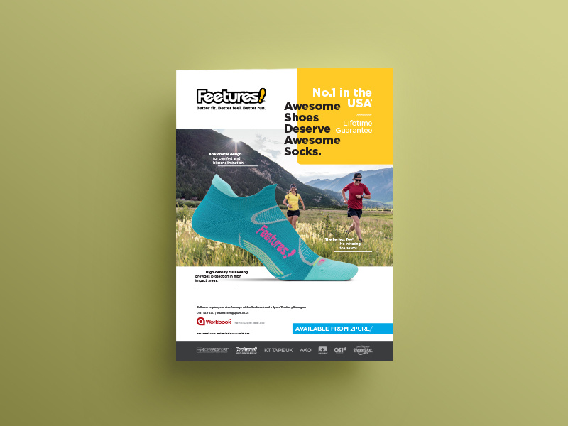 Feetures! Print Ad by Dominic Simmons on Dribbble