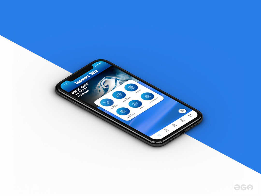 Ironing wiz laundry application by milan on Dribbble