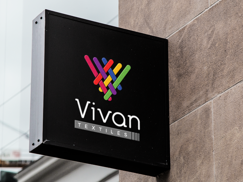 Textile logo by Mukesh Prajapati on Dribbble