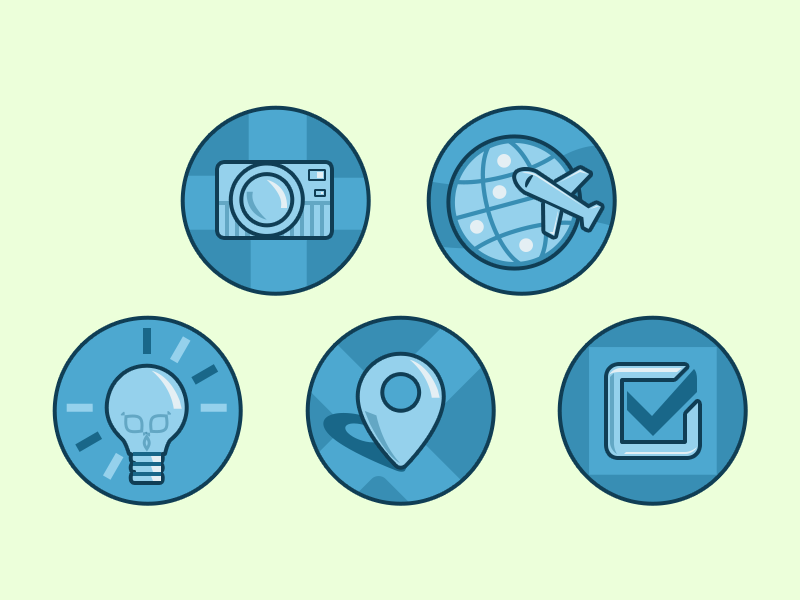 Some icons by Claudio Gomboli on Dribbble
