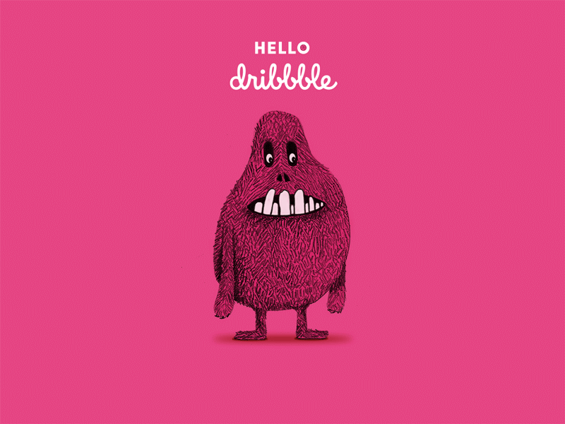 Hello Dribbble! by Pedro Caluzni on Dribbble