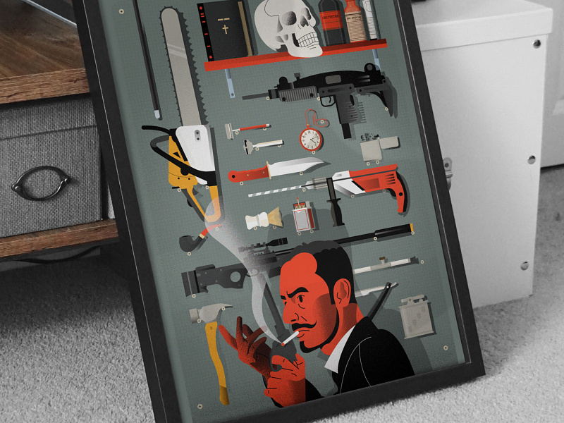 Serial Killer - Poster Mock up by Arunas Kacinskas on Dribbble