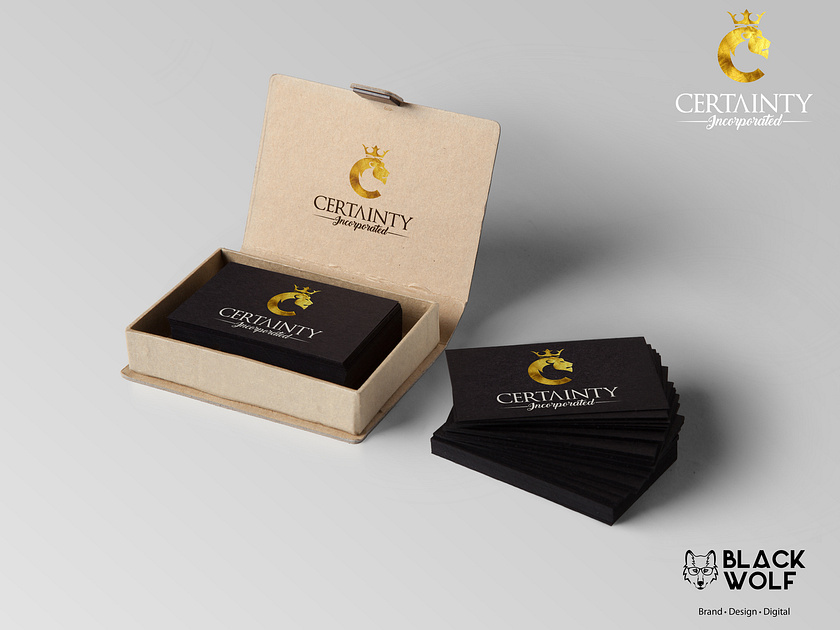 Certainty Logo By The Black Wolf Designs by Chetan Abhonkar on Dribbble