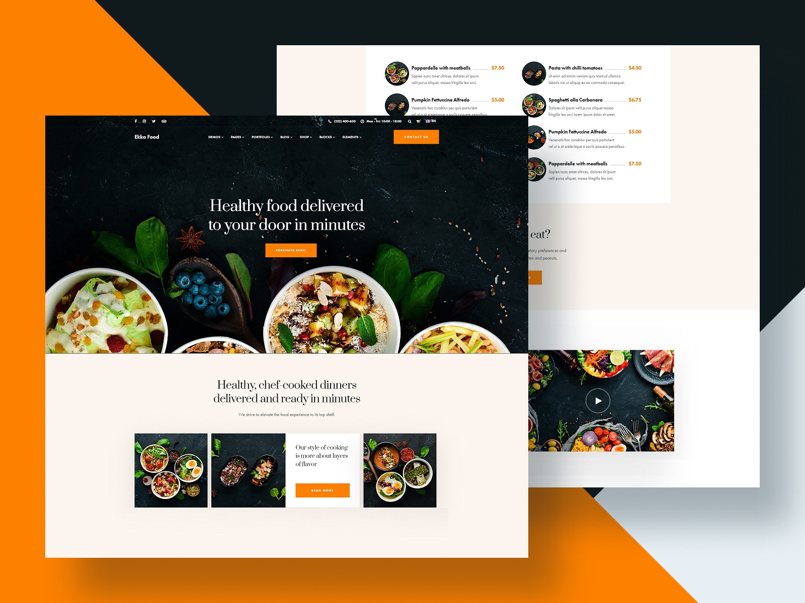 Catering by KeyDesign Themes on Dribbble